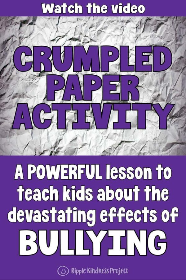 Kids Love the Crumpled Paper or Wrinkled Heart Activity to Stop Bullying