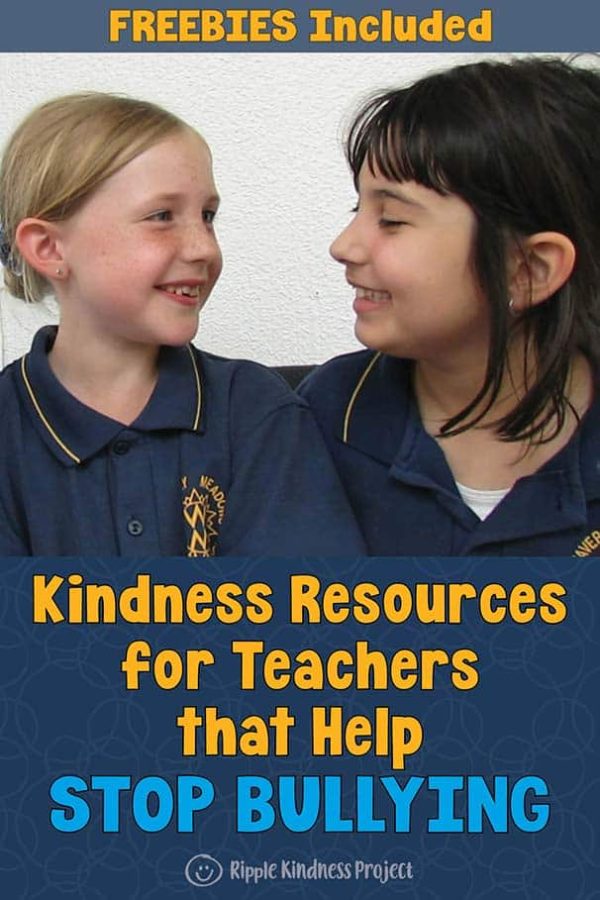 Kindness Resources for Teachers to Stop Bullying