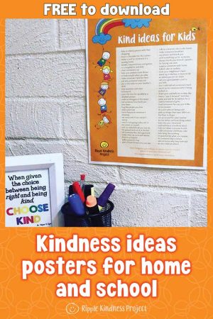 5 Free Kindness Posters for Students, Teachers, Kids and Parents