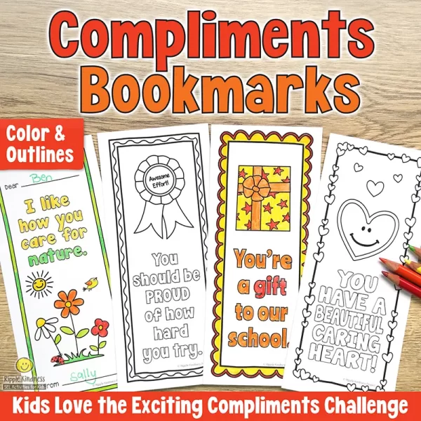 Uplifting DIY Bookmarks For Students: Exciting Compliment Day Activity ...