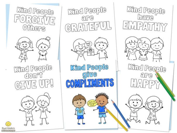 How To Use Free Kindness Coloring Pages To Empower Students