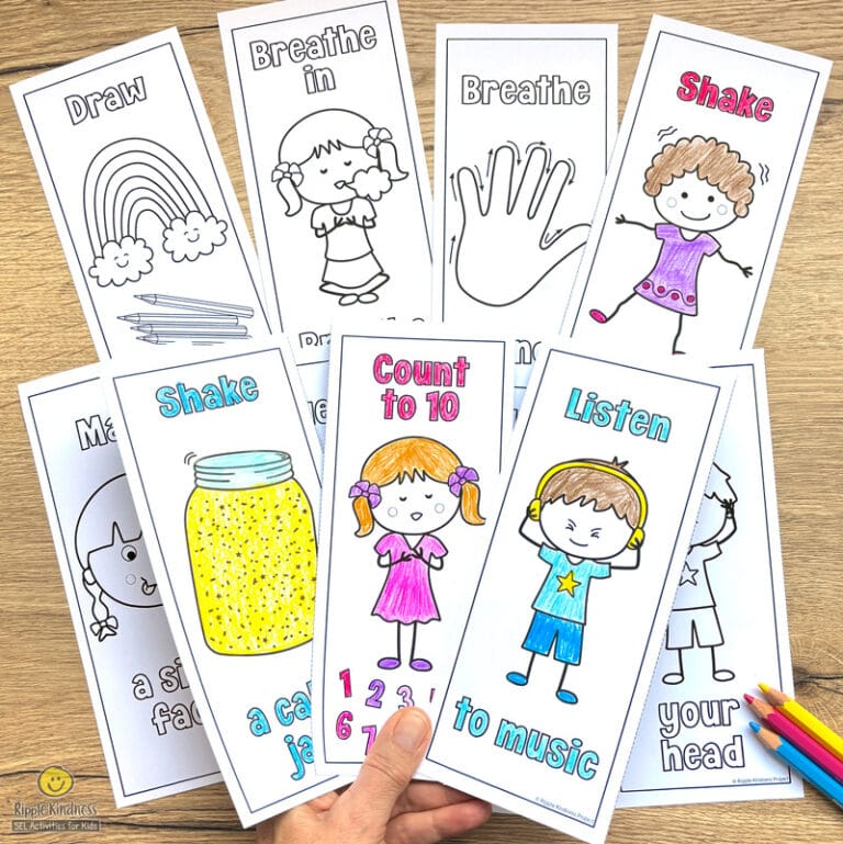 Printable Bookmarks To Color With Growth Mindset Quotes For Students